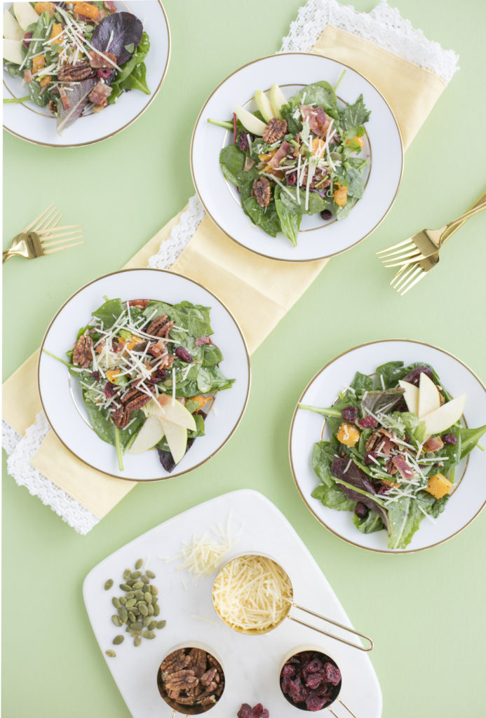 Fall Inspired Green Salad Recipe | Armelle Blog