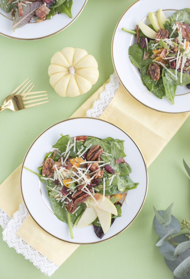 Fall Inspired Green Salad Recipe | Armelle Blog